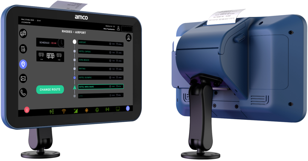 DT-360 On-Board Computer, Ticket Printer & Driver Console - AMCO