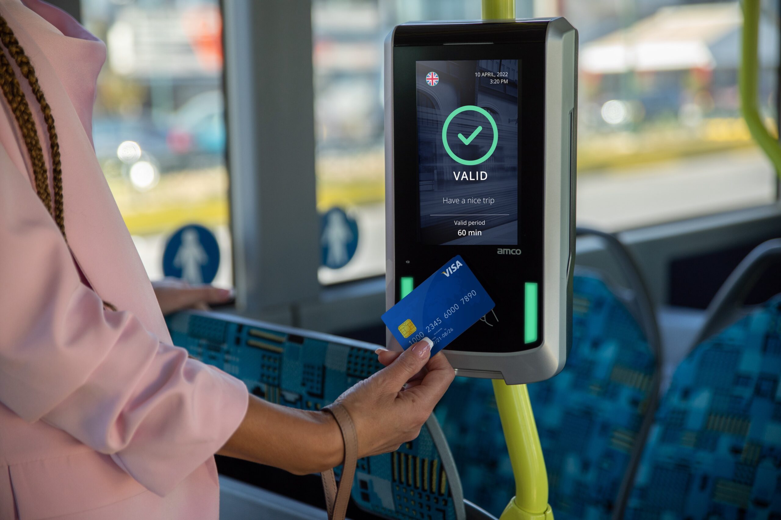 Electronic contactless payments on city buses of 33 cities
